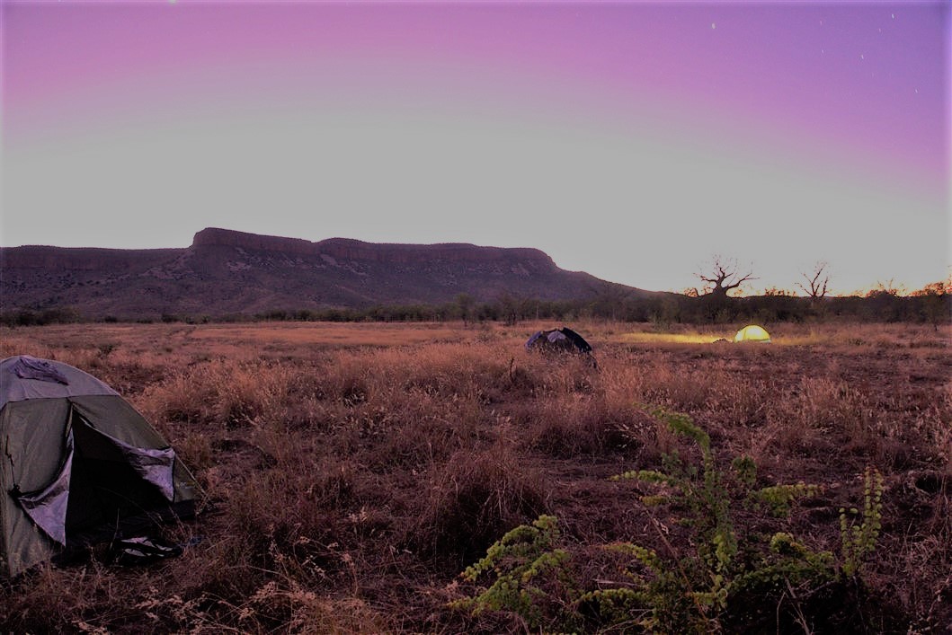 The camping scene on our horse treks - Diggers Rest Station